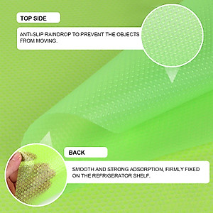 Refrigerator Liners , 4 Pcs Fridge Shelf Liners and Drawer Mats Liner Waterproof Oilproof, Cover Pads for Kitchen Cabinet, Pantry Closet, Cupboard, Drawer