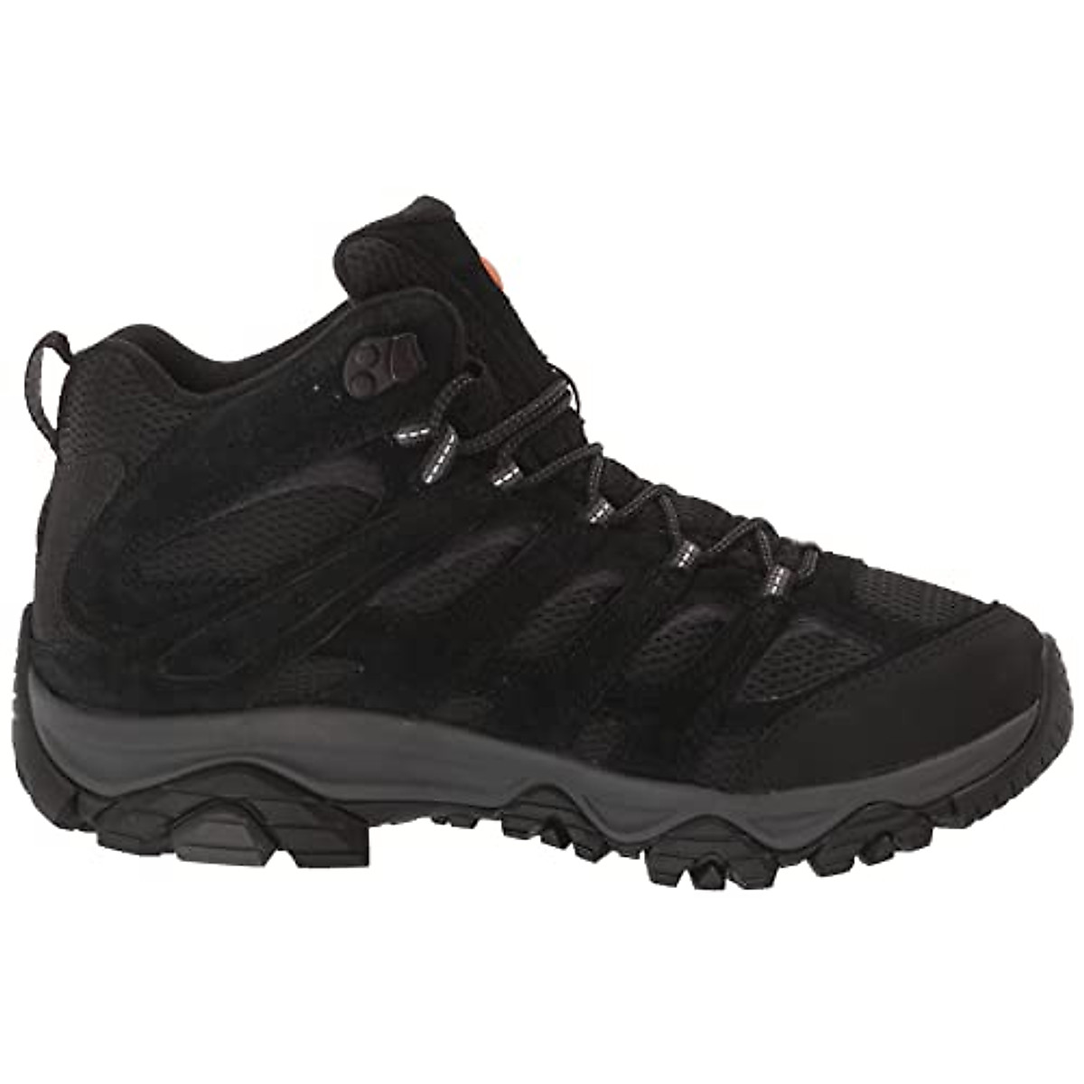 Merrell Men's Moab 3 Mid Hiking Boot, Black Night, 10.5 Wide