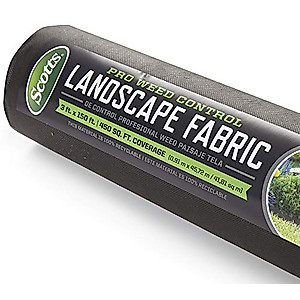 SCOTTS 203235 SC3X150 Weed Barrier Fabric, 150-Foot, Black