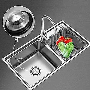 Sink Stopper 3.35 Inch Kitchen Stainless Steel Garbage Disposal Sink Plug for Insinkerator Kitchenaid Waste King Kohler and so on
