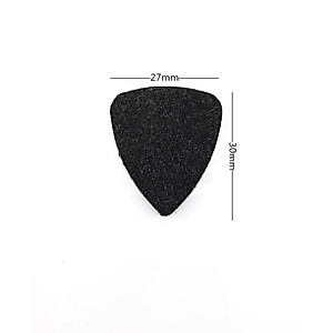 Honbay 9pcs Felt Picks for Guitar, Ukulele, Bass