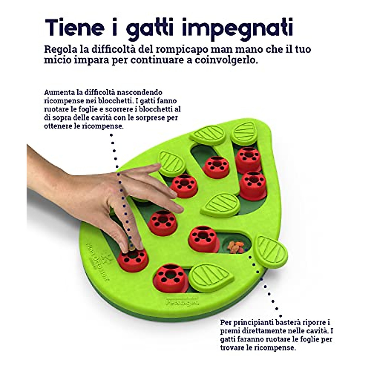 Catstages Nina Ottosson Buggin' Out Puzzle & Play - Interactive Cat Treat Puzzle