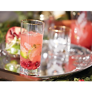 Lenox 886859 Holiday Gold 4-Piece Highball Glass Set