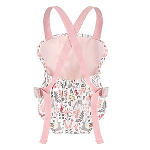 GAGAKU Baby Doll Carrier Doll Accessories Stuffed Animal Plushed Toy Carrier for Dolls – Green (Owl)