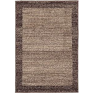 Unique Loom Del Mar Collection Area Rug - Abigail (2' 2" x 3' 1" Rectangle, Light Brown/ Beige)