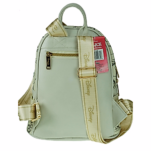 KBNL Alice in Wonderland 11inches Vegan Leather Mini Backpack - A21730, Multicoloured,Medium