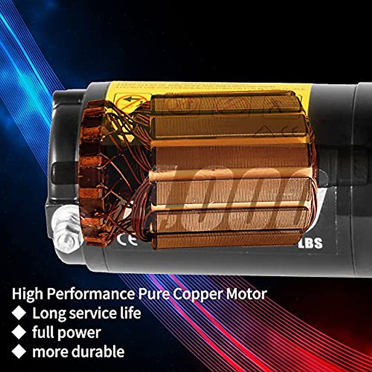 CXRCY 12V 4000 lbs Electric Winch Kits with 3/16"(4.7mm) Diameter x 32.8'(10m) Length Steel Rope ATV/UTV Winch for Towing Off Road Trailer with Wireless Remote Control and Mounting Bracket