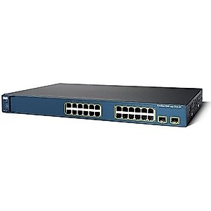 Cisco WS-C3560E-24TD-E Catalyst 24-Port Gigabit Ethernet Switch (Renewed)