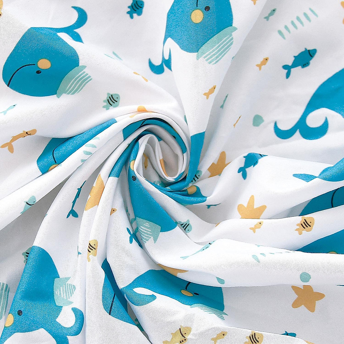 Floor Lounger Cover Non-Slip & Super Soft Floor Sofa Pillow Bed Cover, Great Choice for Kids or Adults Perfect for Slumber Party, Whale Queen (Pillow Not Included)