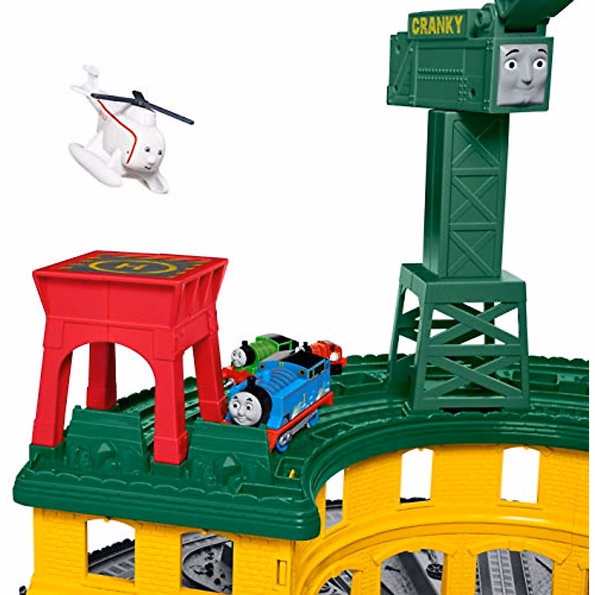 Thomas & Friends Toy Train Set, Super Station, Extra Large Race Track with Motorized Thomas, Diecast Percy & MINIS James for Ages 3+ Years