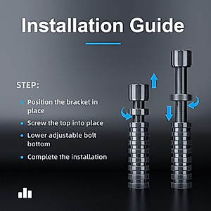 GPU Support Bracket, Adjustable Height GPU Sag Bracket with Magnet and Non-Slip Sheet, GPU Brace for Prevent Universal VGA Graphics Card Sag,Black
