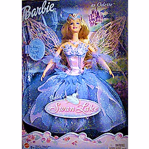 Swan Lake Barbie Doll as ODETTE w Light Up Wings (2003)