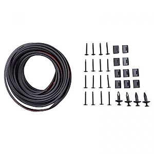 OTVPUCES Set of 4 Fender Flares Front Rear Left Right Driver Passenger Plastic Bolt-On Style Kit Truck 2285400295