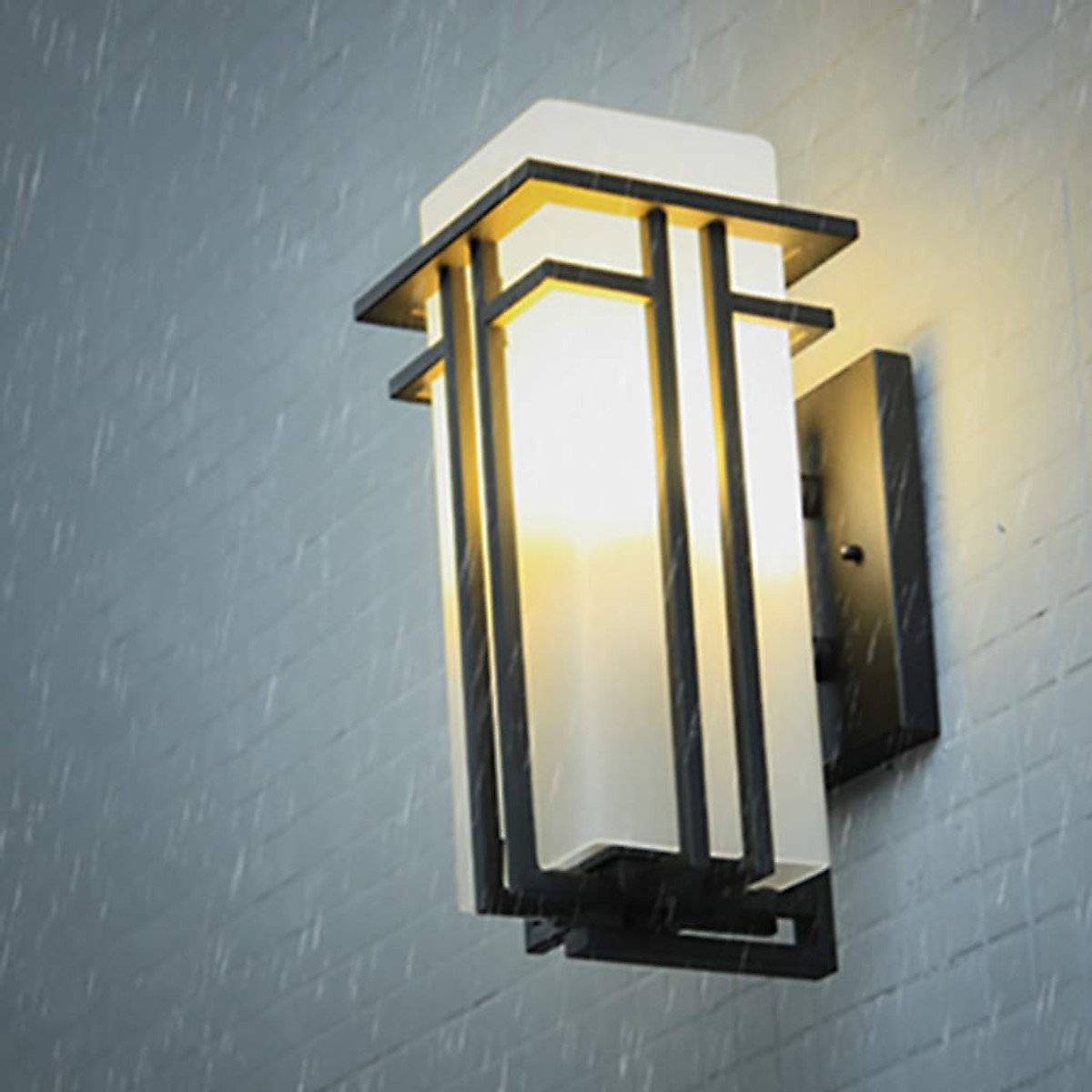 Outdoor Wall lamp Home Garden lamp - Waterproof Design, Environmental Protection and Energy Saving, Modern Minimalist Outdoor Lighting Balcony Aisle Wall lamp E27 Screw (excluding Light Source)