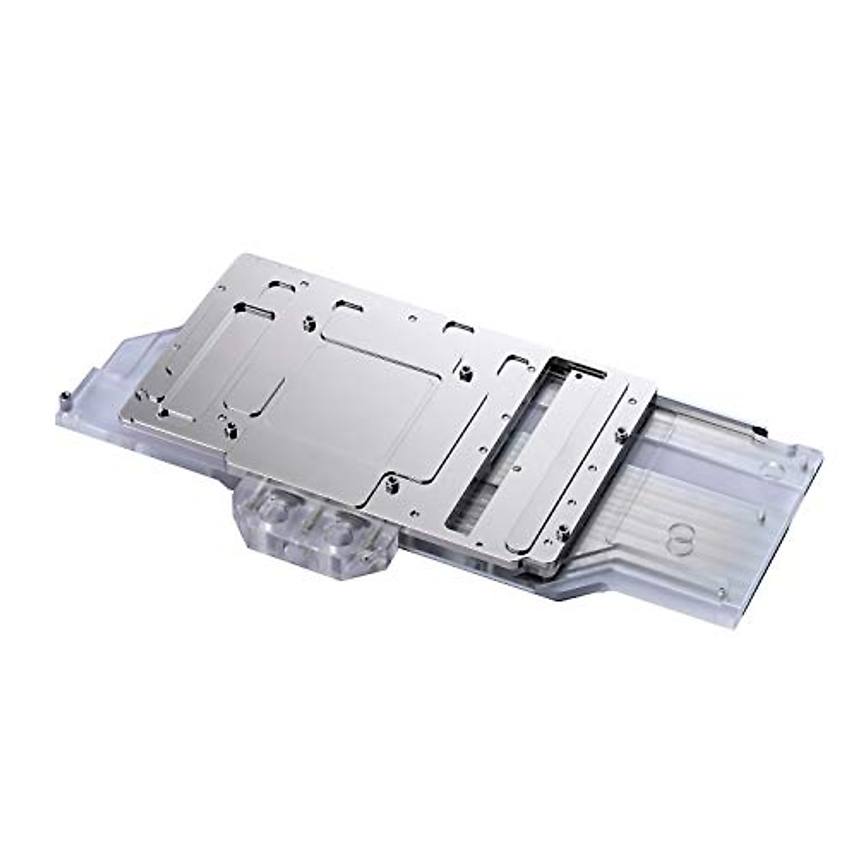 Phanteks (PH-GB2080TiAS_CR01) Glacier G2080Ti Strix GPU Full Waterblock for Asus ROG Strix RTX 2080/2080Ti - Nickel-Plated, Acrylic, Addressable RGB, Mirror Chrome
