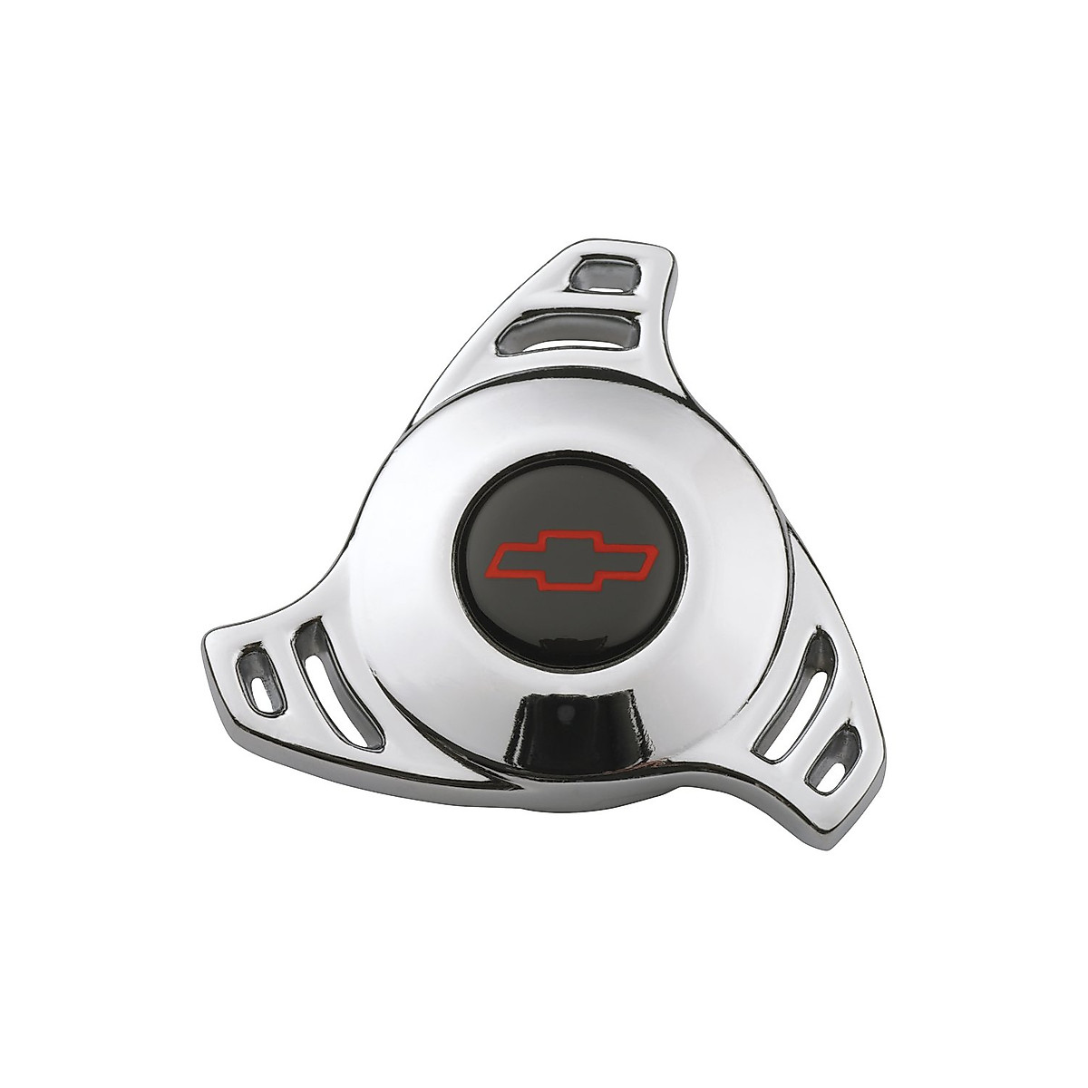 Proform 141-323 Chrome Air Cleaner Wing Nut with Large Hi-Tech Red Bowtie Logo for 1/4-20" Thread