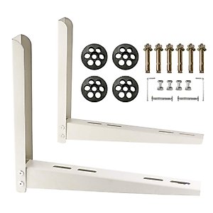 TAKTOPEAK Mini Split Mounting Brackets, Folded Wall Mount for Mini Split from 7000 BTU to 12000 BTU