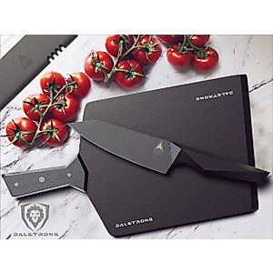 Dalstrong Chef Knife - 6 inch - Shadow Black Series - Black Titanium Nitride Coated - Razor Sharp Kitchen Knife - High Carbon 7CR17MOV-X Vacuum Treated Steel - Sheath - Chef's Knife - NSF Certified