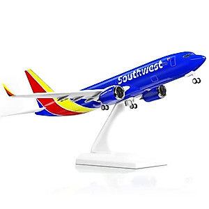 Joylludan 1:130 Model American Southwest Model Airplane Alloy Diecast Planes for Collection,Birthday or Business Gift