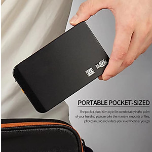 Portable HDD External Hard Drive 2TB for PC Desktop Mac