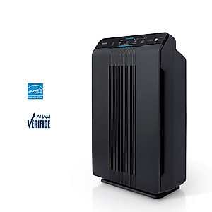 Winix 5500-2 Air Purifier with True HEPA, PlasmaWave and Odor Reducing Washable AOC Carbon Filter Medium , Charcoal Gray