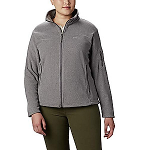 Columbia Women's Fast Trek II Jacket, City Grey Heather, Large
