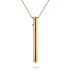 Crave Vesper 2 Original Vibrator Necklace | Wearable Sex Toys Vibrating Necklace for Adults | Luxury Adult Toys & Adult Toy Accessories, Gold