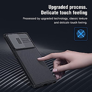 Nillkin Samsung Galaxy Note 20 Ultra Case, Slim Note 20 Ultra Protective Case with Slide Camera Cover Hard PC and TPU Ultra Thin Anti-Scratch Phone Case for Galaxy Note 20 Ultra 5g 6.9'' Black