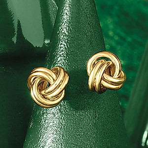 Ross-Simons 14kt Yellow Gold Love Knot Stud Earrings