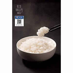 Rice Valley Premium Sushi Grade Organic Short Grain White Sushi Rice- Grown in Pristine Valley - Great in Taste & Texture