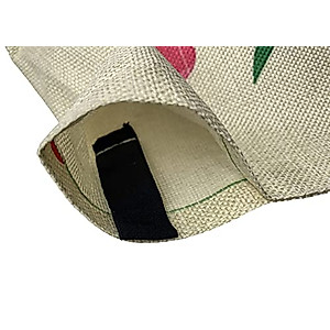 Easter Garden Flags 12x18 Double Sided Burlap,Welcome Spring Easter Garden Flag with Bunny chick for Outside Vertical Holiday Yard Décor