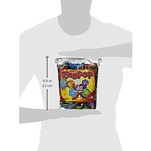 Ring Pop Hard Candy Pops, Variety Pack,2.55 pounds, 44 Count