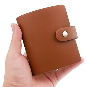 52 Pockets Mini Photo Album for Fujifilm Instax Mini Instant Film, Polaroid Snap, Z2300, SocialMatic Instant Cameras & Zip Instant Printer (Brown, 1Pack)