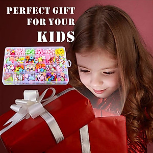 Bracelet Making Kit for Girls 4-6-7-12: Gift for 6 7 8 9 Year Old Girls Charm Jewelry Making Kit for Girls 4-6-10 Year Old, Loom Bracelet Kit Girl Necklace Making Craft Beads Kits for Kids Ages 4-8