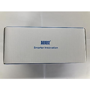 August EP650 Bluetooth Wireless Over Ear Headphones with aptX LL Low Latency/Multipoint/NFC / 3.5mm Audio in/Headset Microphone - Silver