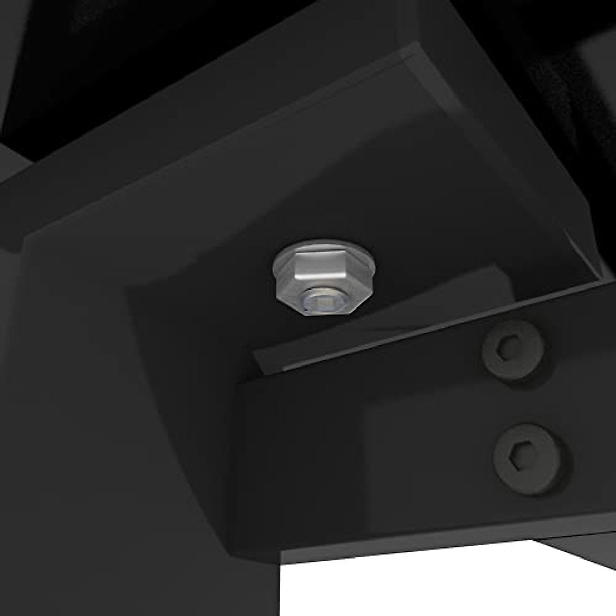 Yoglad Dining Table and Chairs, Dining Table/Chairs Set, Simple Style Table with Tempered Glass Top, Clean-Cutting Faux Leather Chairs, for Kitchen & Dining Room (Chairs*4 & Table*1, Set of 5, Black)