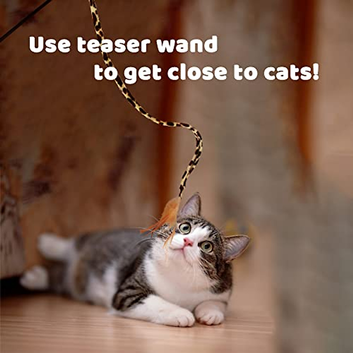 Yocvikey Cat, Kitten Toy with Collapsible Rainbow Tunnel for Indoor Cats, Interactive Toy Set Include Crinkle Ball, Jingle Bells, Spring Toy, Mouse Toys for Cats, Kitty