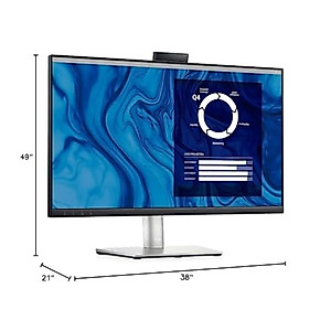 Dell C2423H 23.8" Full HD WLED LCD Monitor - 16:9 - Black, Silver