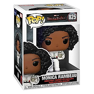 POP Marvel WandaVision Monica Rambeau Funko Pop Vinyl Figure Bundled with Compatible Pop Box Protector Case Multicolored 3.75 inches
