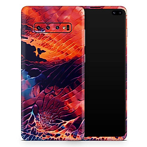 DesignSkinz Blurred Abstract Flow V59 Protective Vinyl Decal Wrap Skin Cover Compatible with The Samsung Galaxy S20 (Screen Trim & Back Glass Skin)
