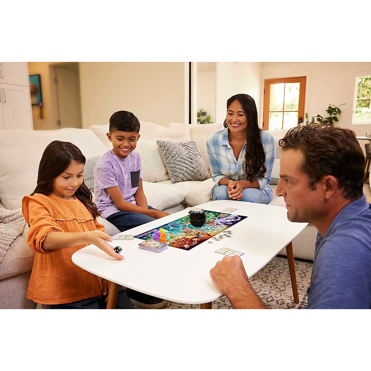 Mattel Games Magic 8 Ball Magical Encounters Board Game for Kids, Cooperative Family Game with Real Magic 8 Ball