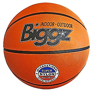 Biggz (6 Pack) Official Size 7 Premium Rubber Basketballs - Bulk Wholesale with Pump