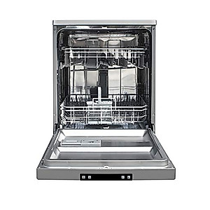 SPT SD-6513SS 24″ Wide Portable Dishwasher with ENERGY STAR, 6 Wash Programs, 10 Place Settings and Stainless Steel Tub – Stainless