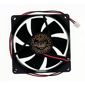 LEYEYDOJX New Power Supply Chassis Cooling Fan for YaLnFAN D80SH-12 8025 Size:80 * 80 * 25mm DC12V 0.18A 2-Wire 2-Pin