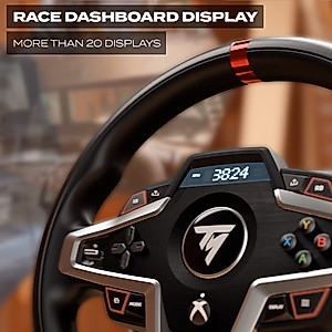Thrustmaster T248X, Racing Wheel and Magnetic Pedals, HYBRID DRIVE, Magnetic Paddle Shifters, Dynamic Force Feedback, Screen with Racing Information (Compatible with XBOX Series X/S, One, PC)