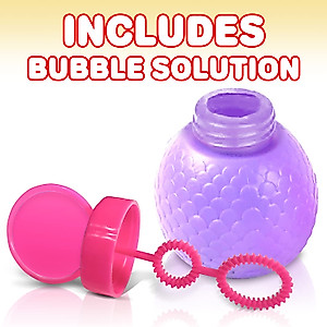 Light Up Bunny Easter Bubble Wand, 14 Inch Illuminating Blower with Thrilling LED & Sound Effect, Bubbles for Kids Ages 3 4 5 6 Bubble Toys, Easter Basket Stuffers for Toddler