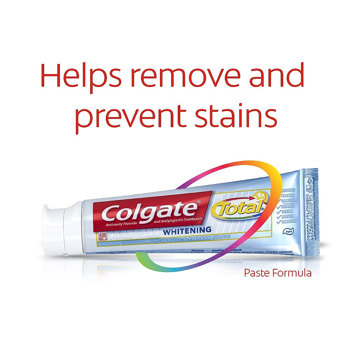 Colgate Total Whitening Toothpaste Twin Pack - 6 Ounce (Pack of 2)