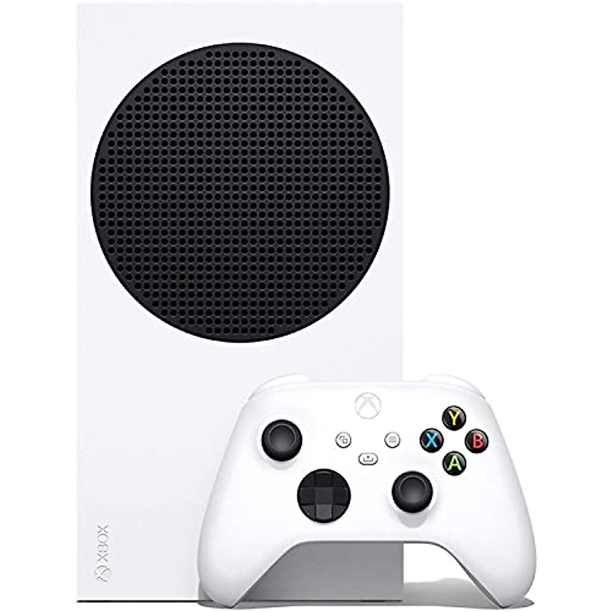 Microsoft Xbox Series S 512GB Game All-Digital Console, One Xbox Wireless Controller, 1440p Gaming Resolution, 4K Streaming Media Playback, 3D Sound, WiFi, White