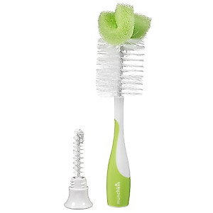 Munchkin Bottle and Nipple Brush, Colors May Vary