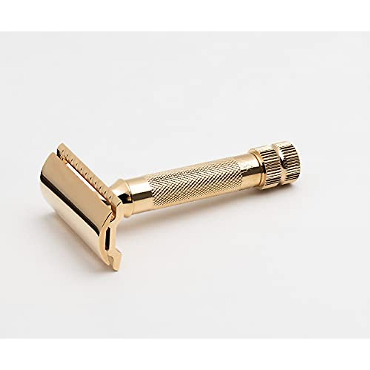 Merkur Classic 2-Piece Double Edge Safety Razor Gold Plated, 1 Count